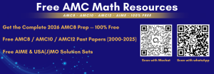 AMC 8 Past Papers & Solutions (1985–2025) | Free PDFs & Prep Resources